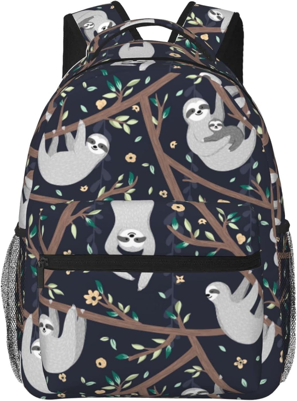 Sunyuer Cute Sloth Hanging On The Tree Backpacks Large Capacity School ...