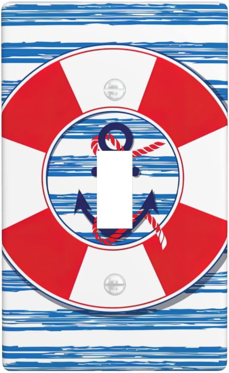 Sunyuer Nautical Marine Anchor Lifeline Decorative Wall Plate Outlet ...