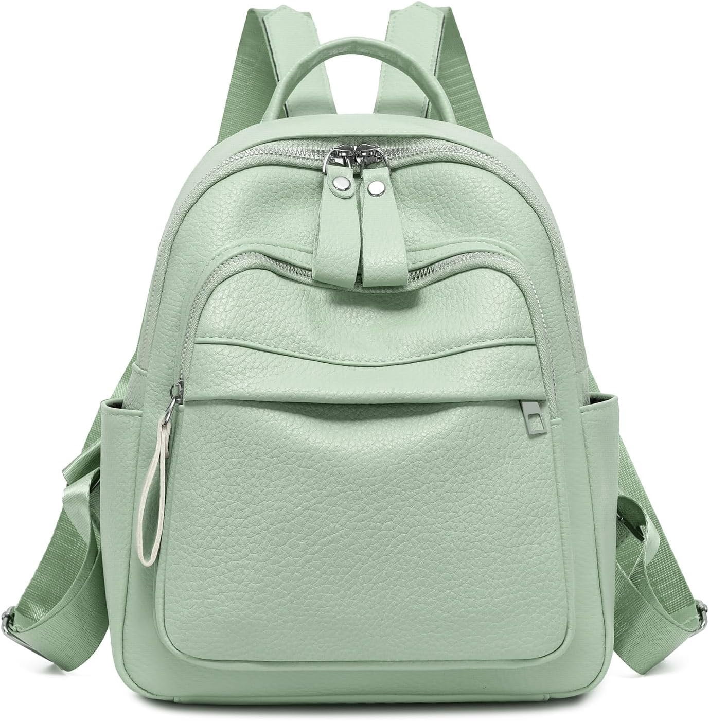 Sunyuer Soft PU Leather Small Backpack for Women – Lightweight ...