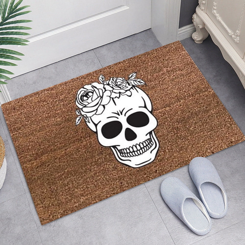 WJSXC Halloween Door Mat, 24 x 16 Inch Halloween Welcome Mats, Pumpkin ...
