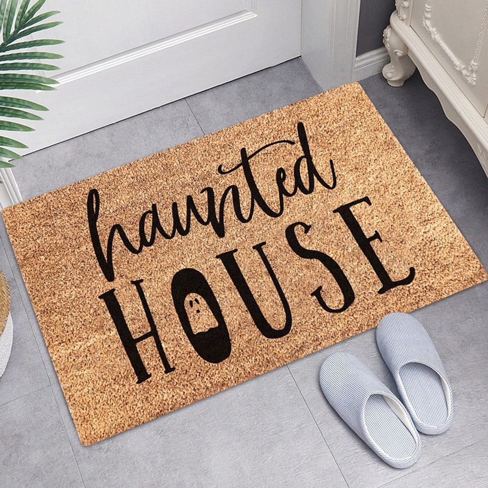 WJSXC Halloween Door Mat, 24 x 16 Inch Halloween Welcome Mats, Pumpkin ...