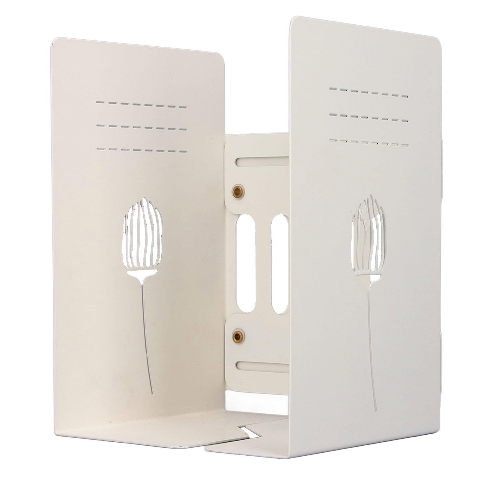 Suodoka 4‑Pack Retractable Metal Bookends – Heavy‑Duty, Space‑Saving ...