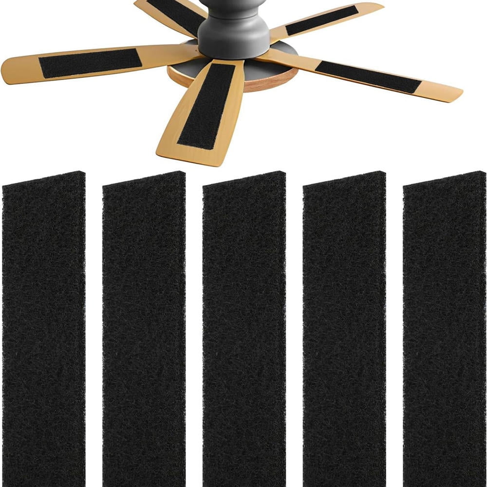 Suodoka 5‑Pack Ceiling Fan Filters – High‑Density Coconut Carbon Dust ...