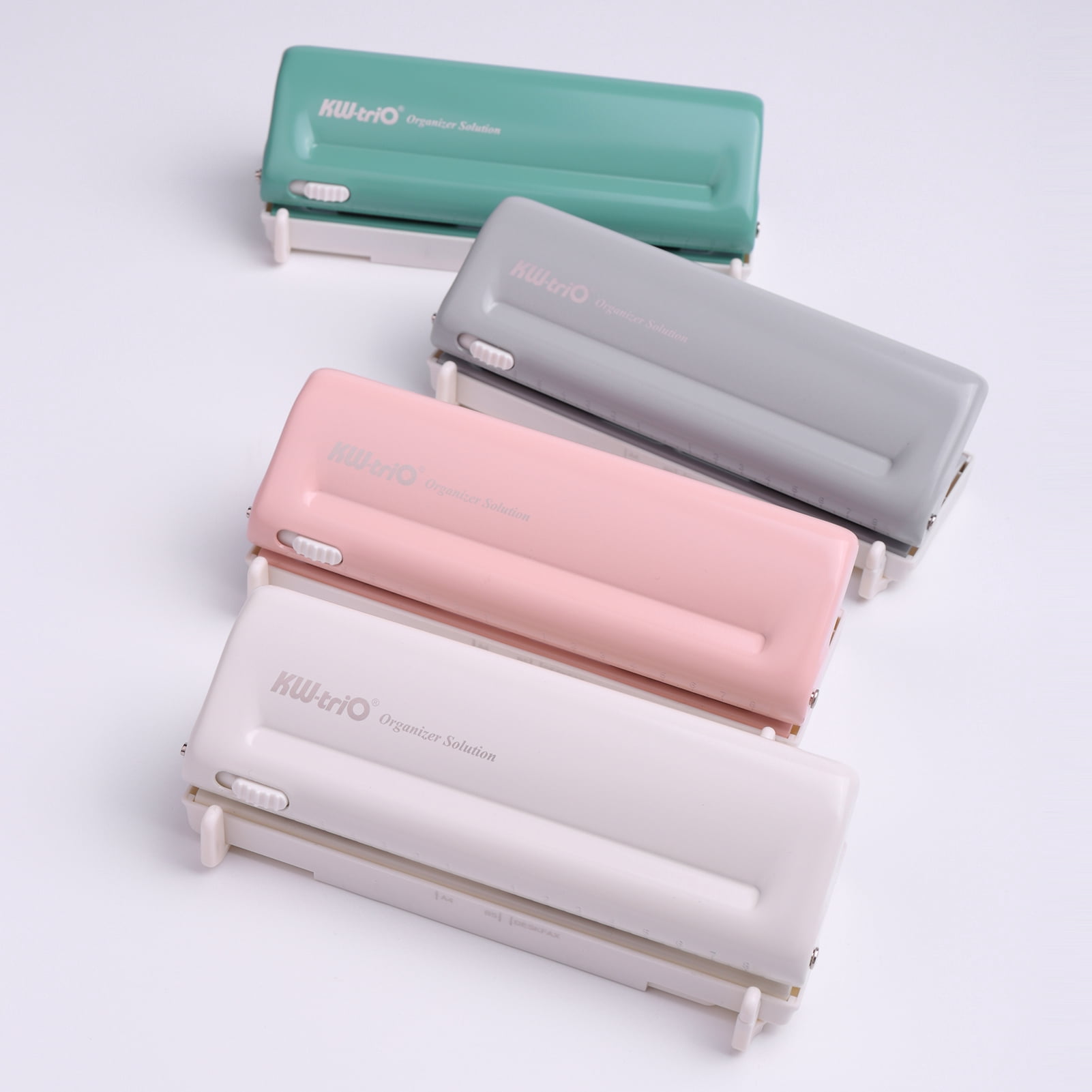Suodoka Adjustable 6-Hole Desktop Paper Puncher for A4 A5 A6 A7 Mini B5 ...