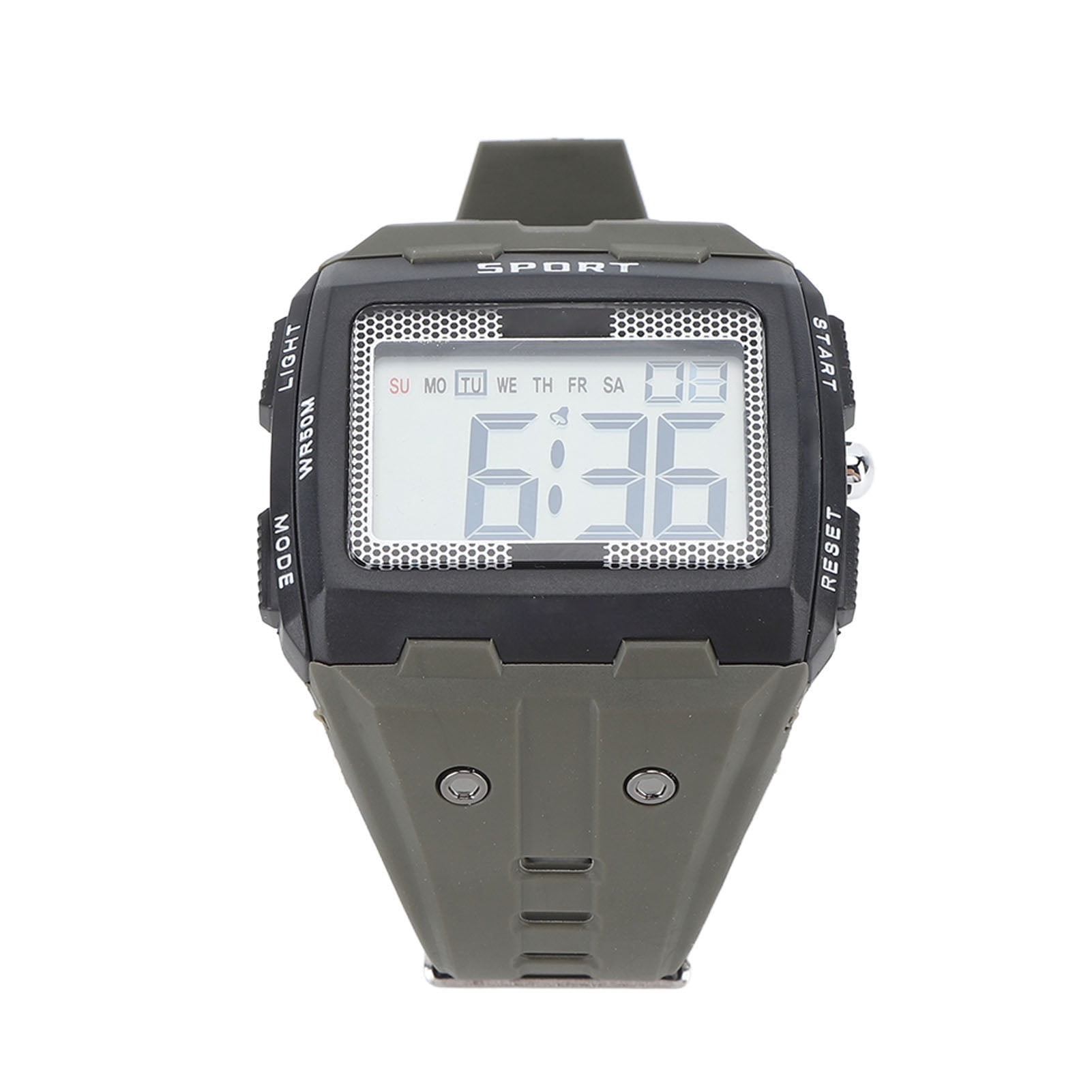 Suodoka Men Sport Watch Waterproof Large Screen Portable Chronograph ...