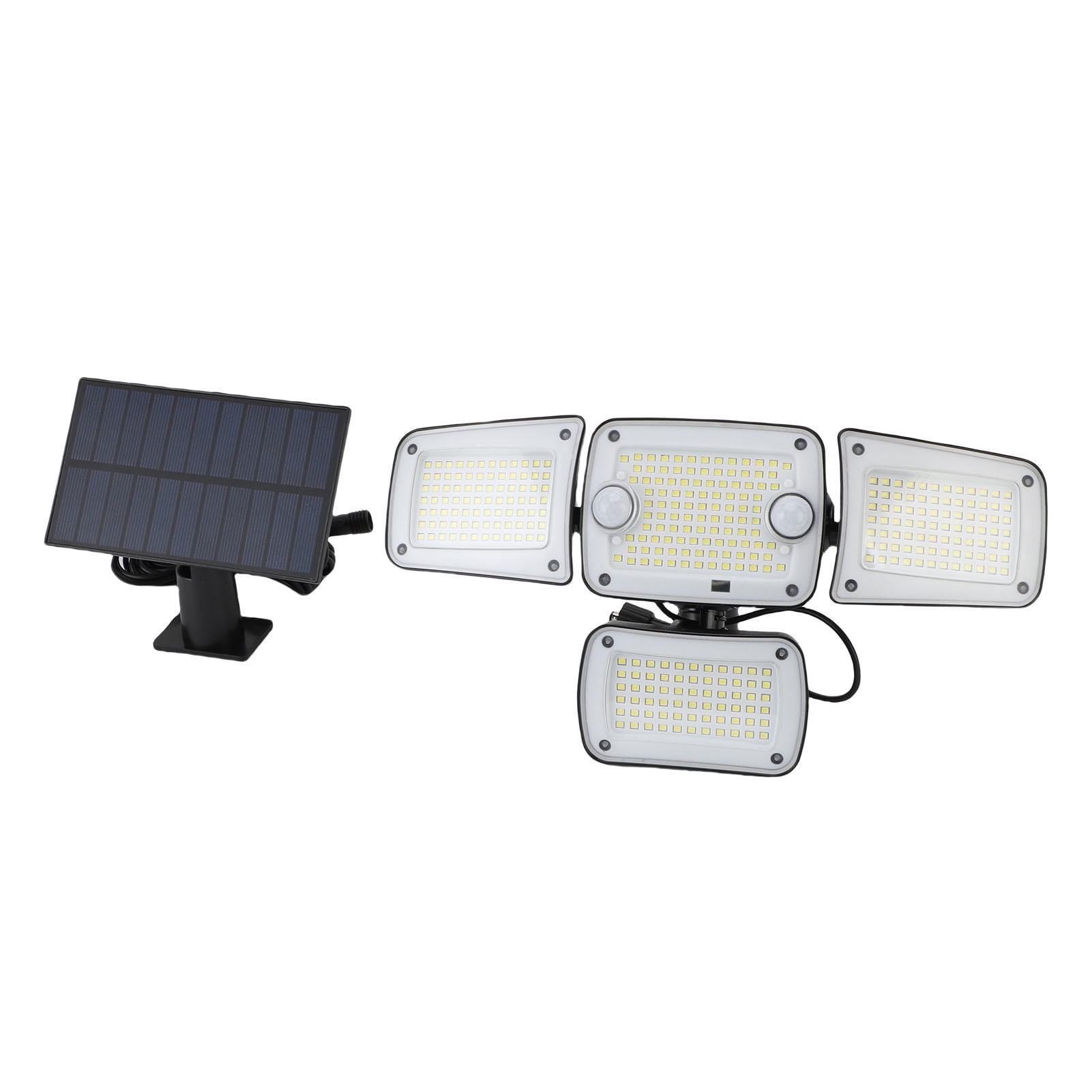 Suodoka Solar Outdoor Flood Light, 4‑Head Motion Sensor, 270° Wide ...