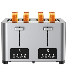 WHALL 2 Slice Toaster - Stainless Steel Toaster with Wide Slot, 6 Shade ...