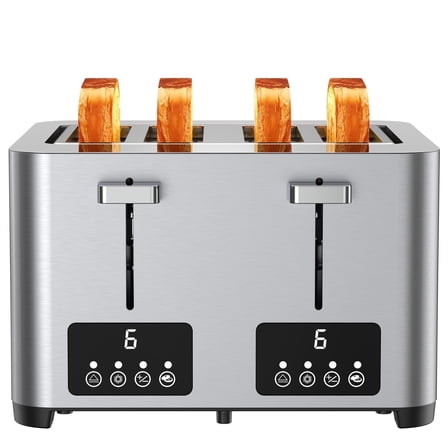 Sunbeam 2-Slice Toaster 7 Setting Brushed Stainless Steel - Walmart.com