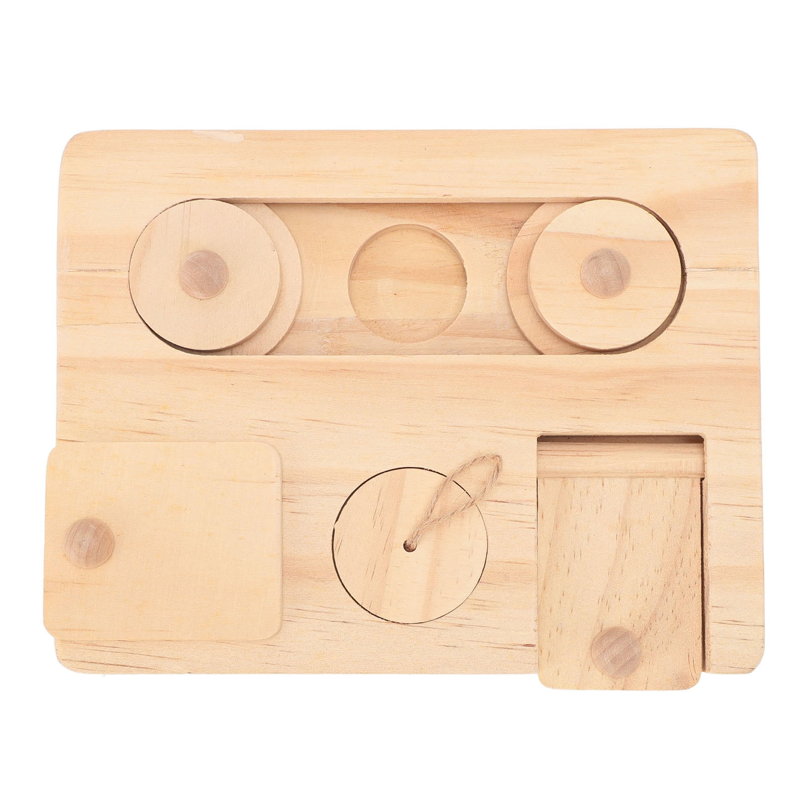 Suodoka Wooden Foraging Toy for Guinea Pigs, Rabbits & Chinchillas ...