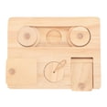 Suodoka Wooden Foraging Toy for Guinea Pigs, Rabbits & Chinchillas ...