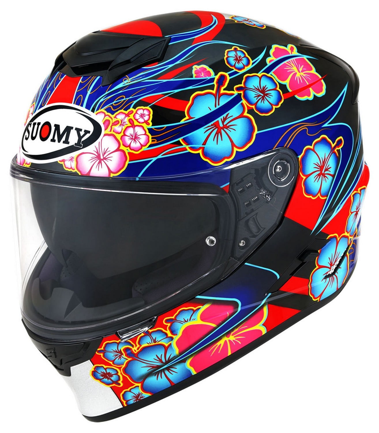 Suomy Stellar Flower Black Helmet size 2X-Large - Walmart.com