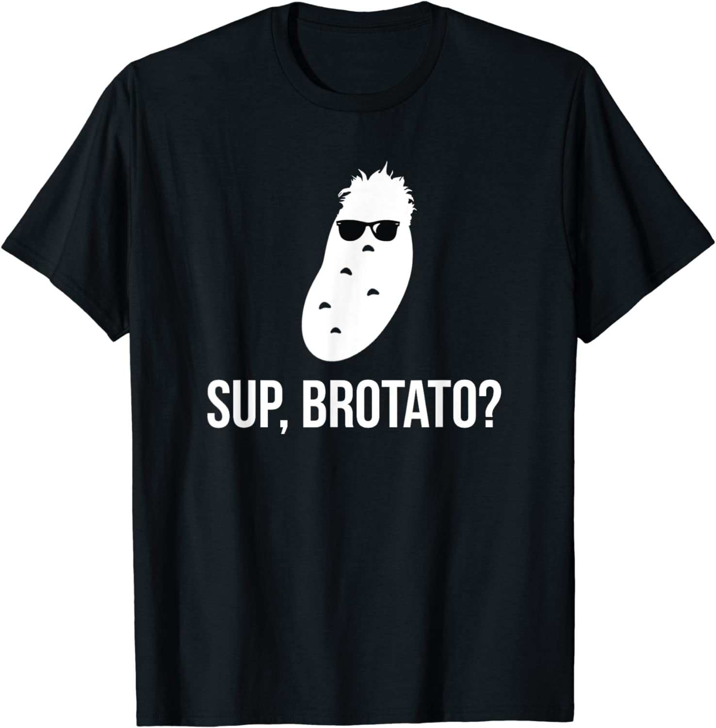 Sup Brotato Funny Frat Boy Food Pun T-Shirt - Walmart.com
