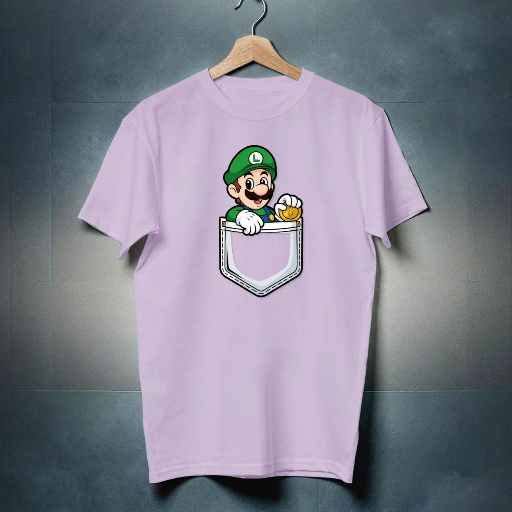 Sup Mario Bros Luigi in the pocket Tee Nintendo SNES for All - Walmart.com