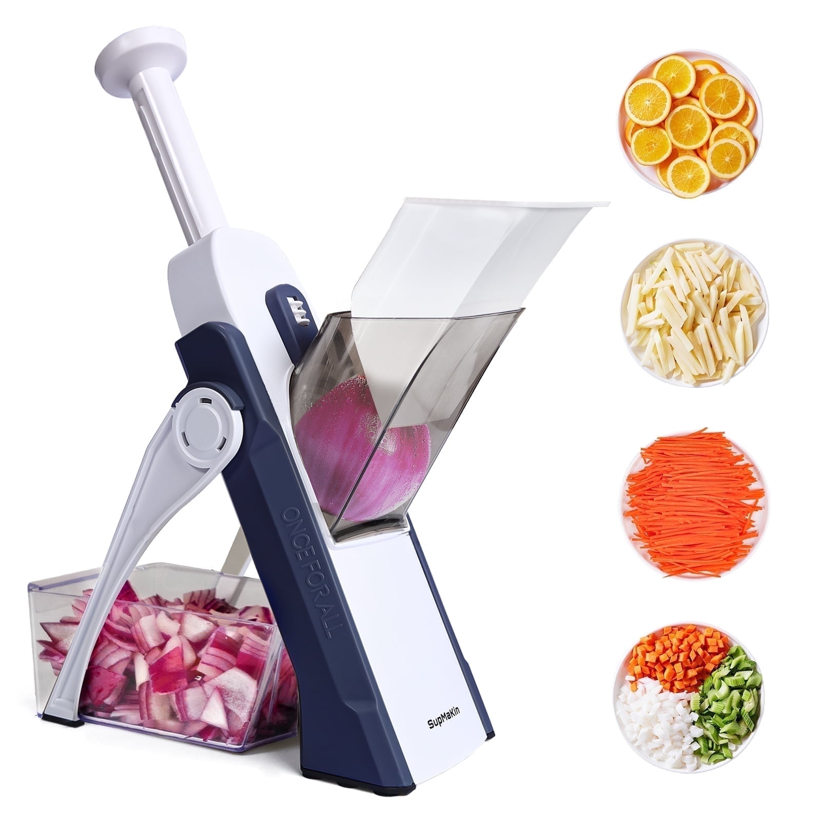 SupMaKin Mandoline Slicer, Vegetable Chopper & Grater - Safe ...