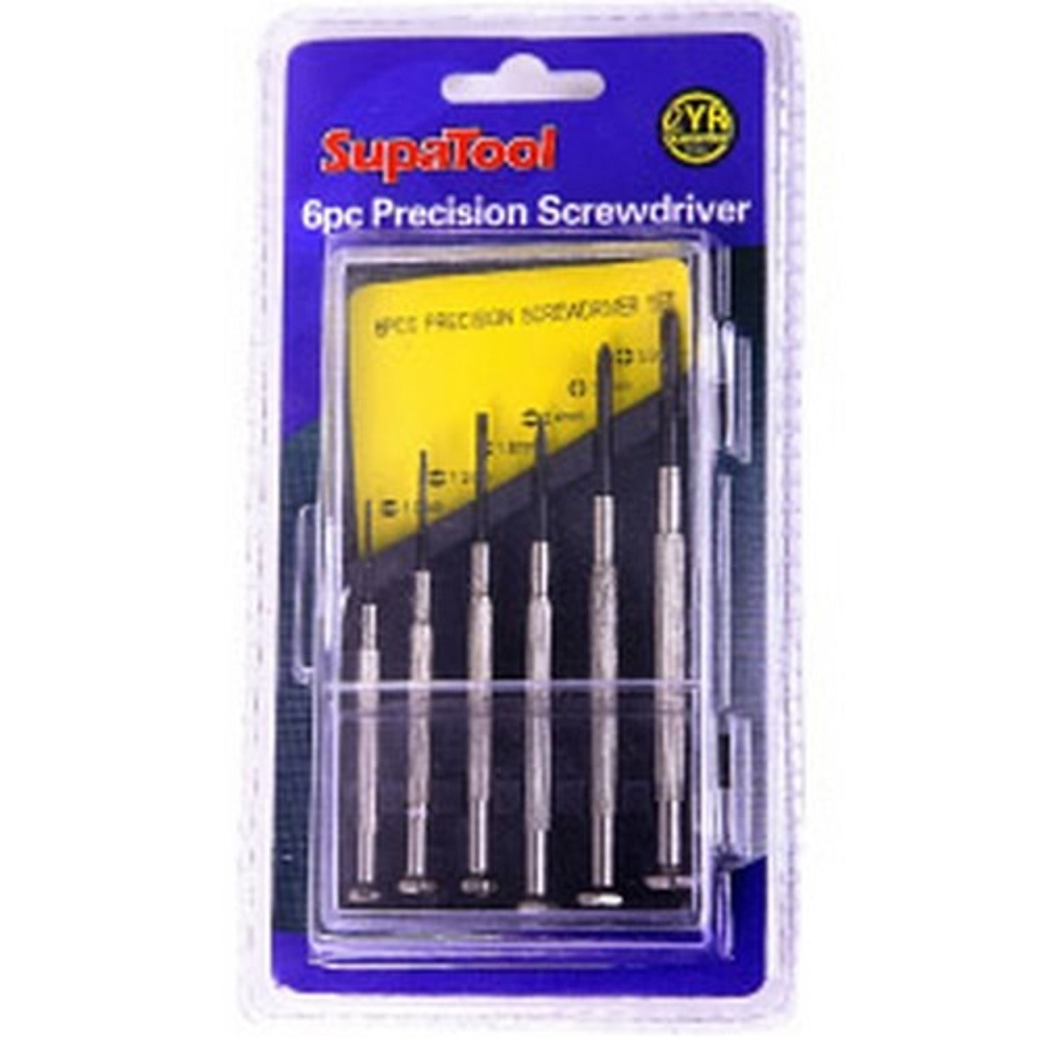 SupaTool Precision Screwdriver Set (Pack of 6) - Walmart.com