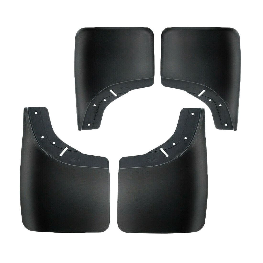 Supagat 4pcs Splash Guards Flaps Front Rear Side Black for Chevy for ...