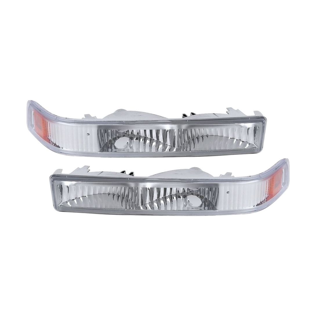 Supagat Bumper Lights Clear Parking Signal Lamps Heavy Duty ABS Plastic ...