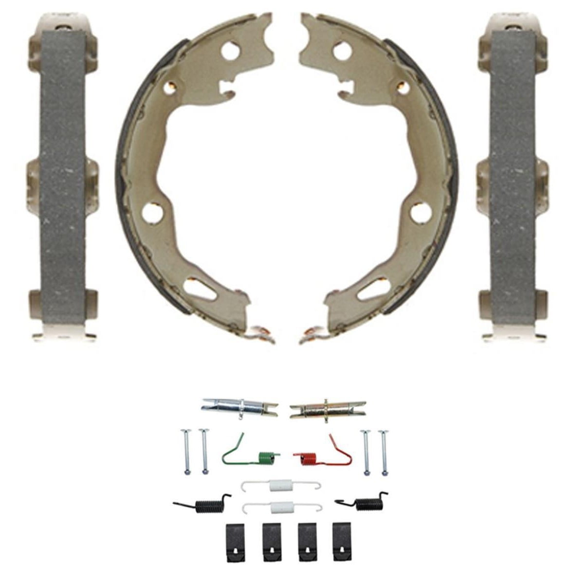 Supagat Emergency Parking Brake Shoes & Springs Kit Rouge Left Right ...
