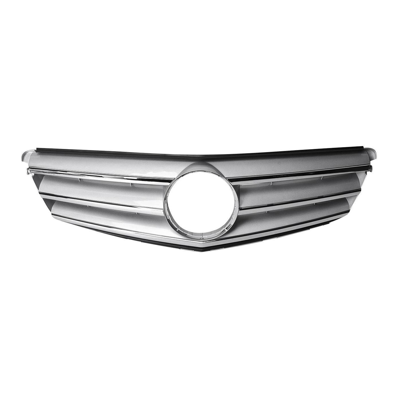 Supagat Grille Front Side Style Bumper Grill Radiator Silver W204 for ...