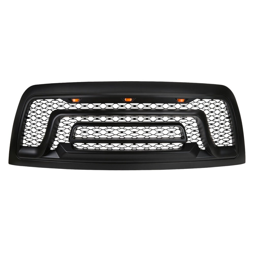 Supagat Hood Grille Style w/ Amber Lights Heavy Duty ABS Plastic Front ...