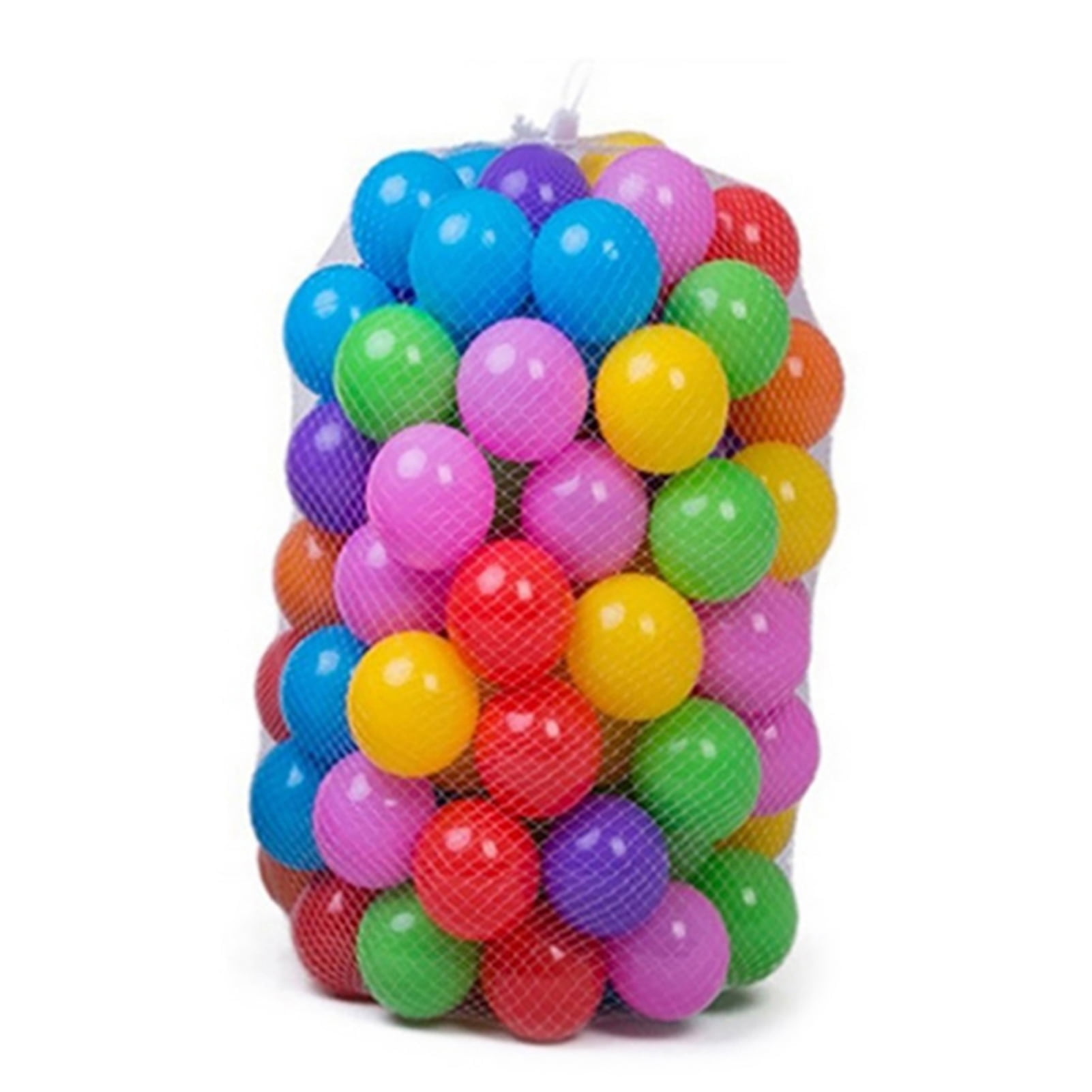 Supbessel 2.17inch 100PCS Thickened Plastic Ocean Balls,Colorful Bobo ...