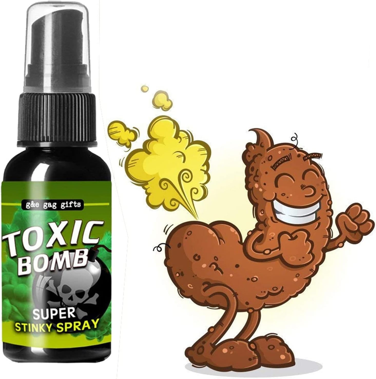Supbessel 30ml Liquid Fart - Potent Ass Fart Spray - Prank Joke Spray ...
