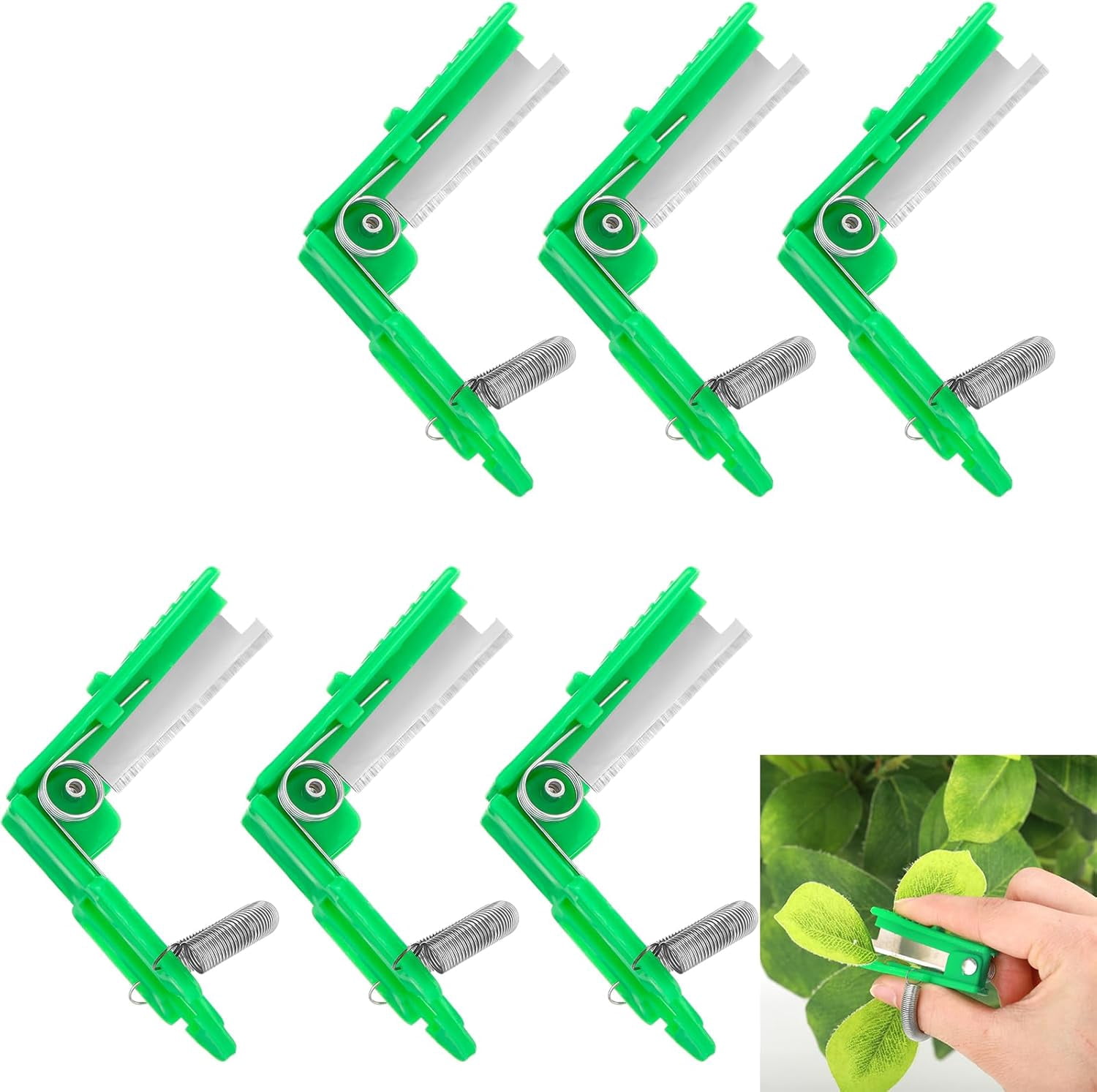 Supbessel 6 Pcs Gardening Thumb Knife Finger Knife Fruit Picker Garden ...