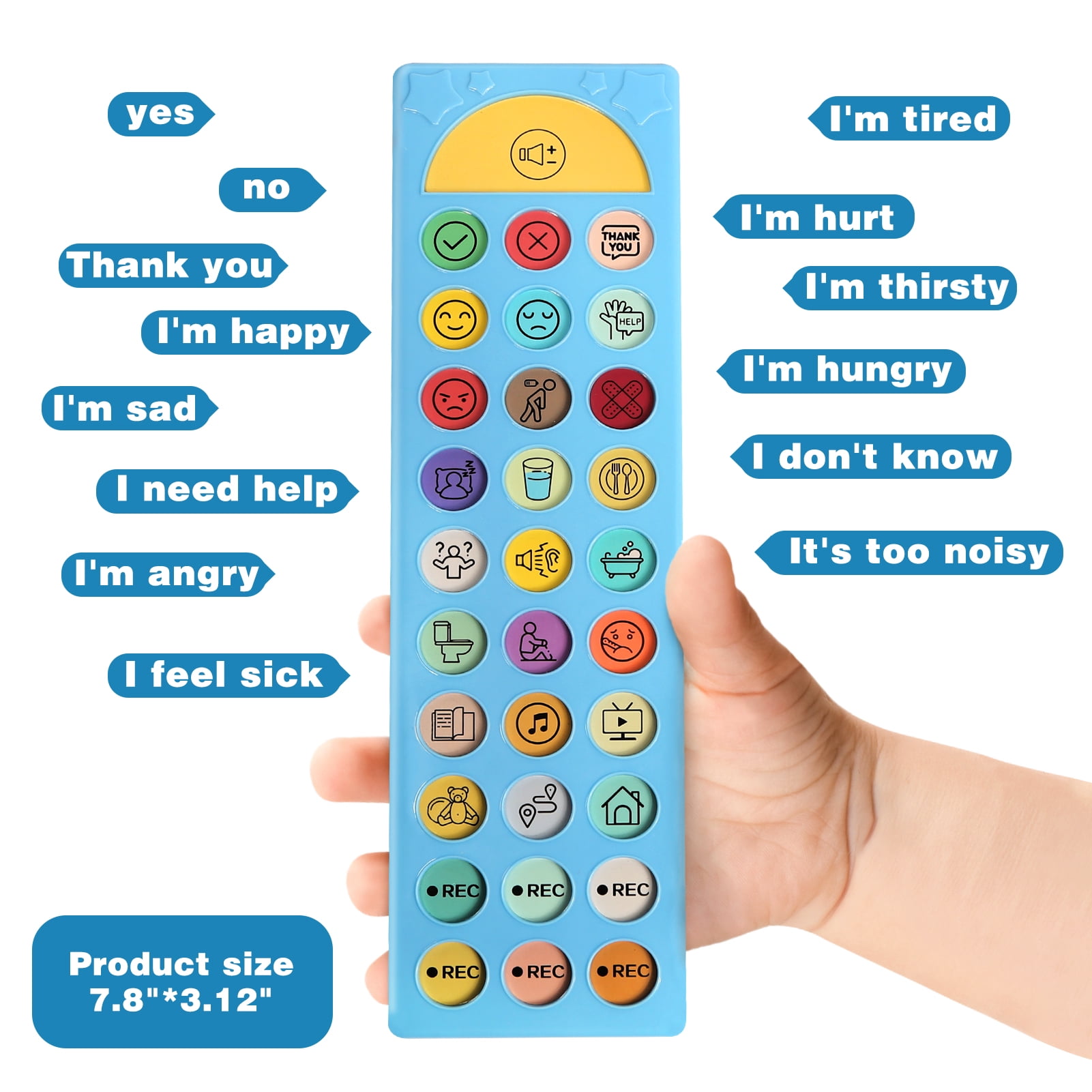 Supbessel Autism AAC Device for Speech Therapy Communication Tools Non ...