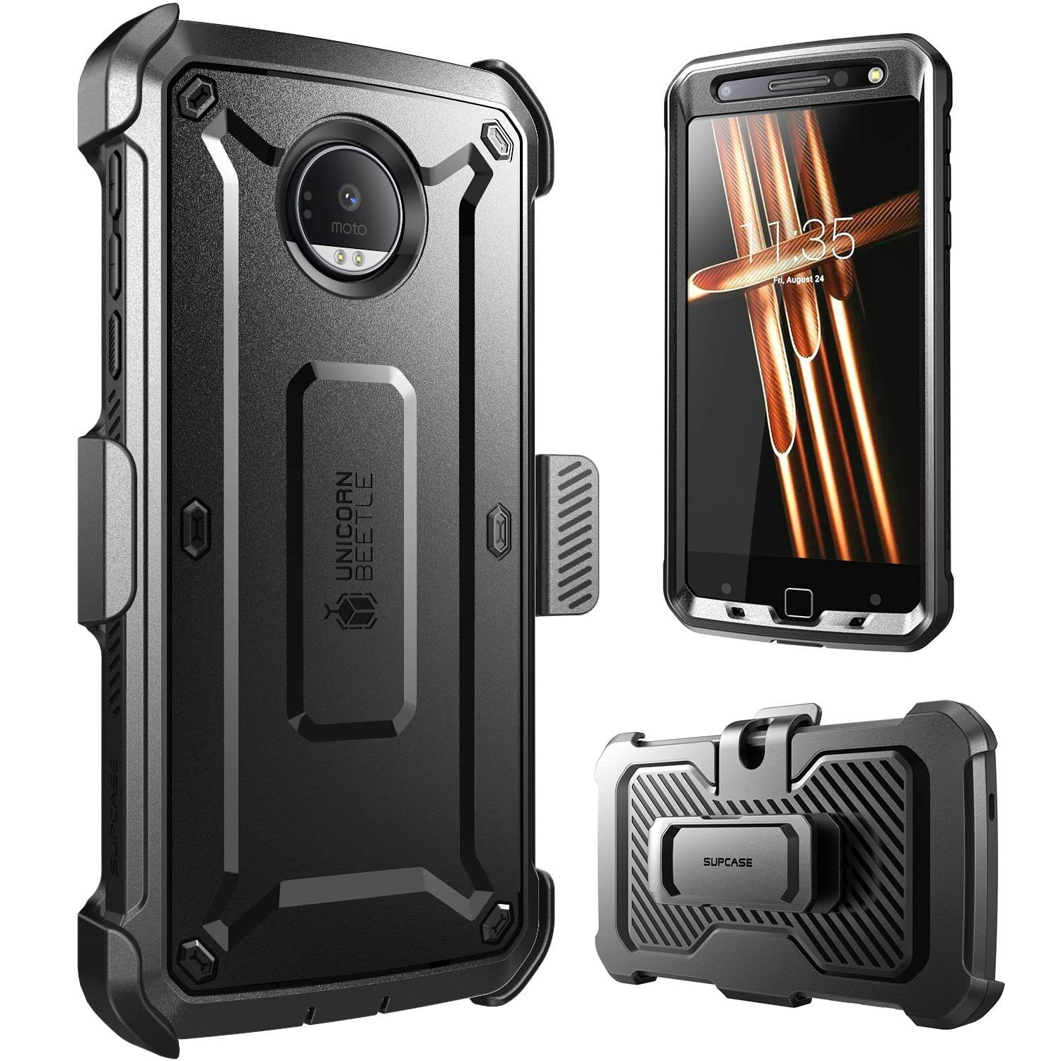Supcase-Motorola Moto Z Droid Case-Unicorn Beetle Pro Holster Case ...