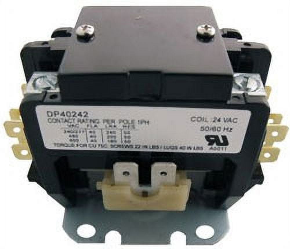 Supco DP40242 - CONTACTOR 40A/2P/24V DP40242 - Walmart.com