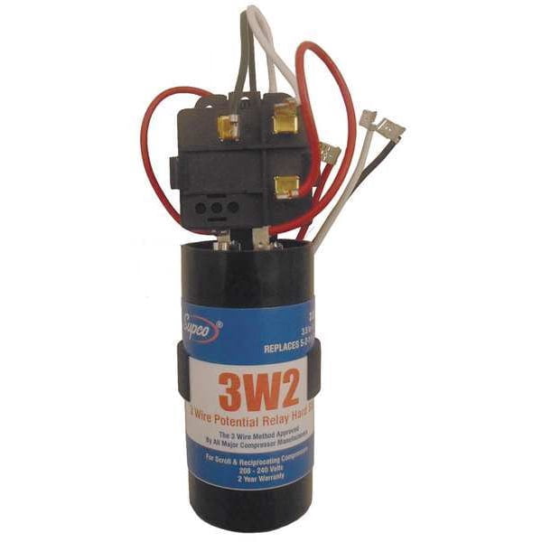 Supco Hard Start Kit, 189-227 MFD, 3 1/2-5 ton 3W2 - Walmart.com