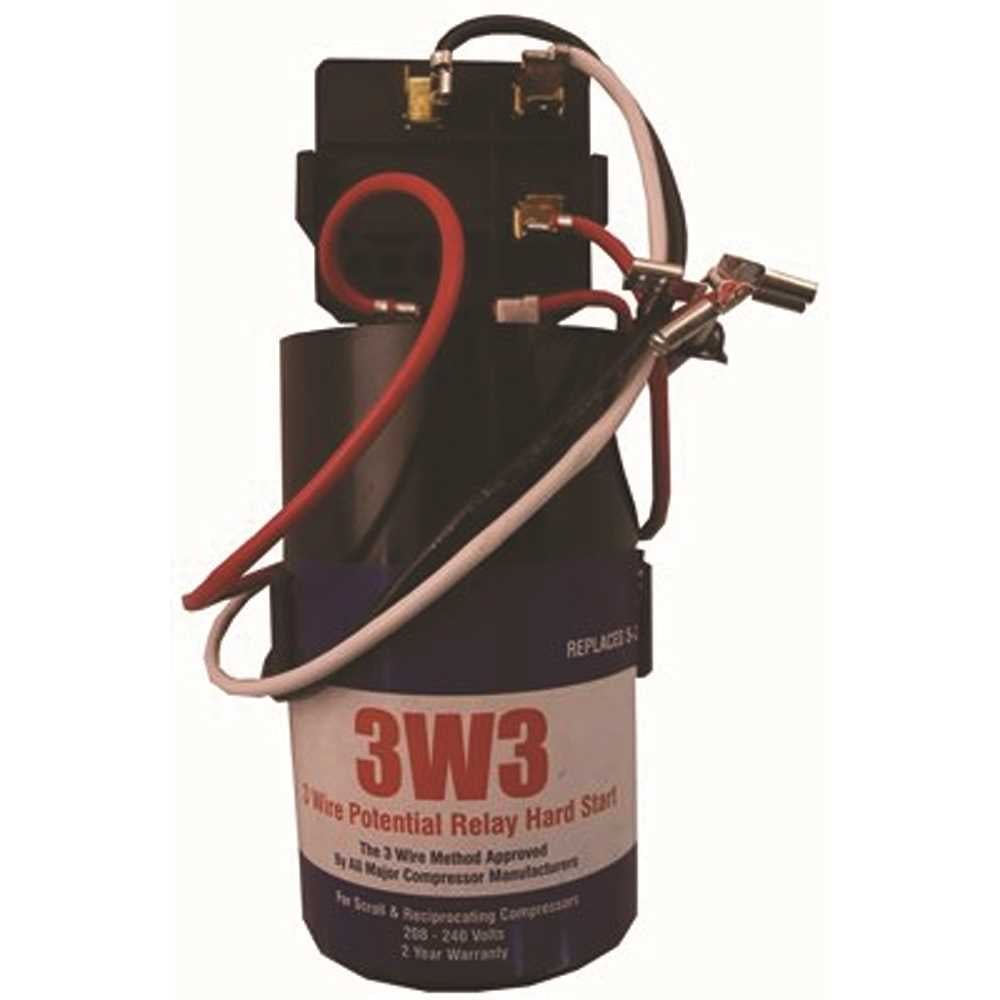 Supco Hard Start Kit, 270-324 MFD, 4-5 ton 3W3 - Walmart.com