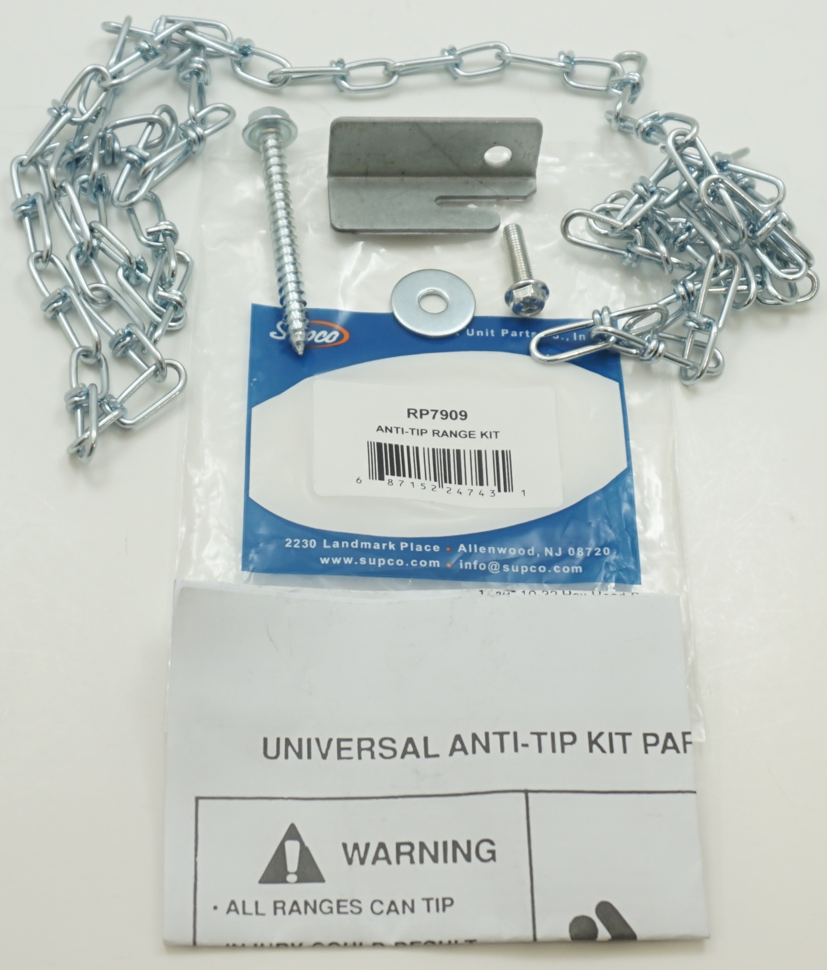 Supco Replacement Anti Tip Bracket Kit for General Electric Range ...