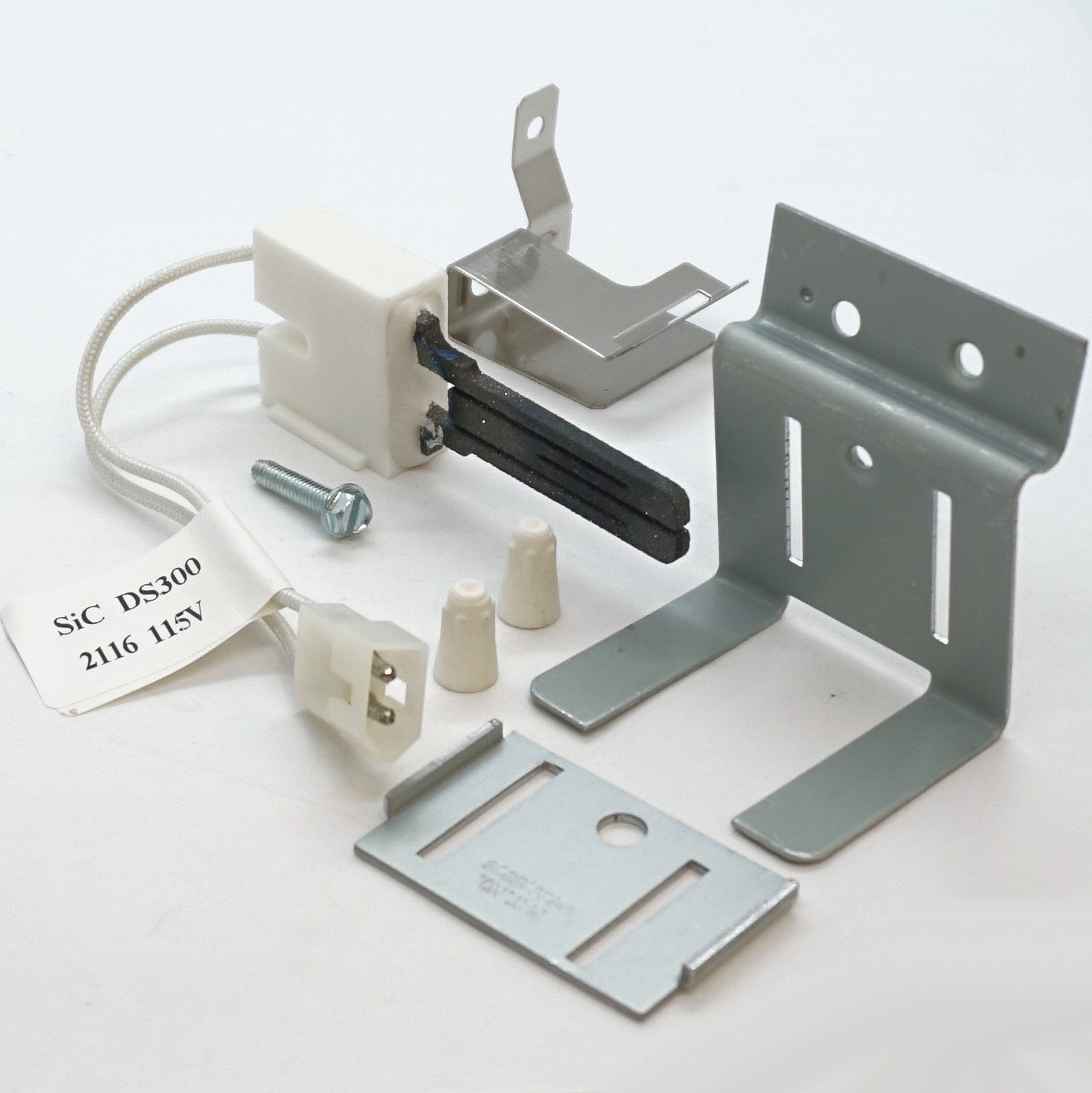 Supco, SDEUNIV, Universal 2" Wide Flat Dryer Igniter with Hardware ...