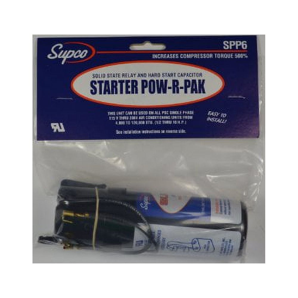 Supco SPP6 SUPER BOOST Hard Start Kit with 500% Torque - Walmart.com