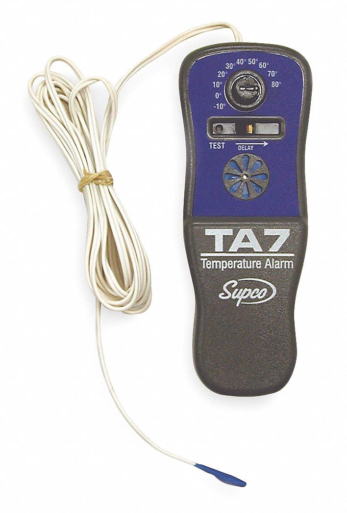 Supco Temp. Alarm,-10 to 80F,Battery Operated TA-7 - Walmart.com