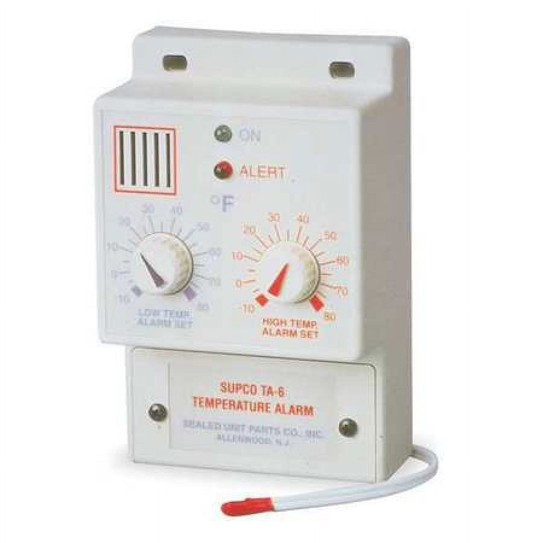 Supco Temperature Alarm,-10 to 80F,120VAC TA-6 - Walmart.com