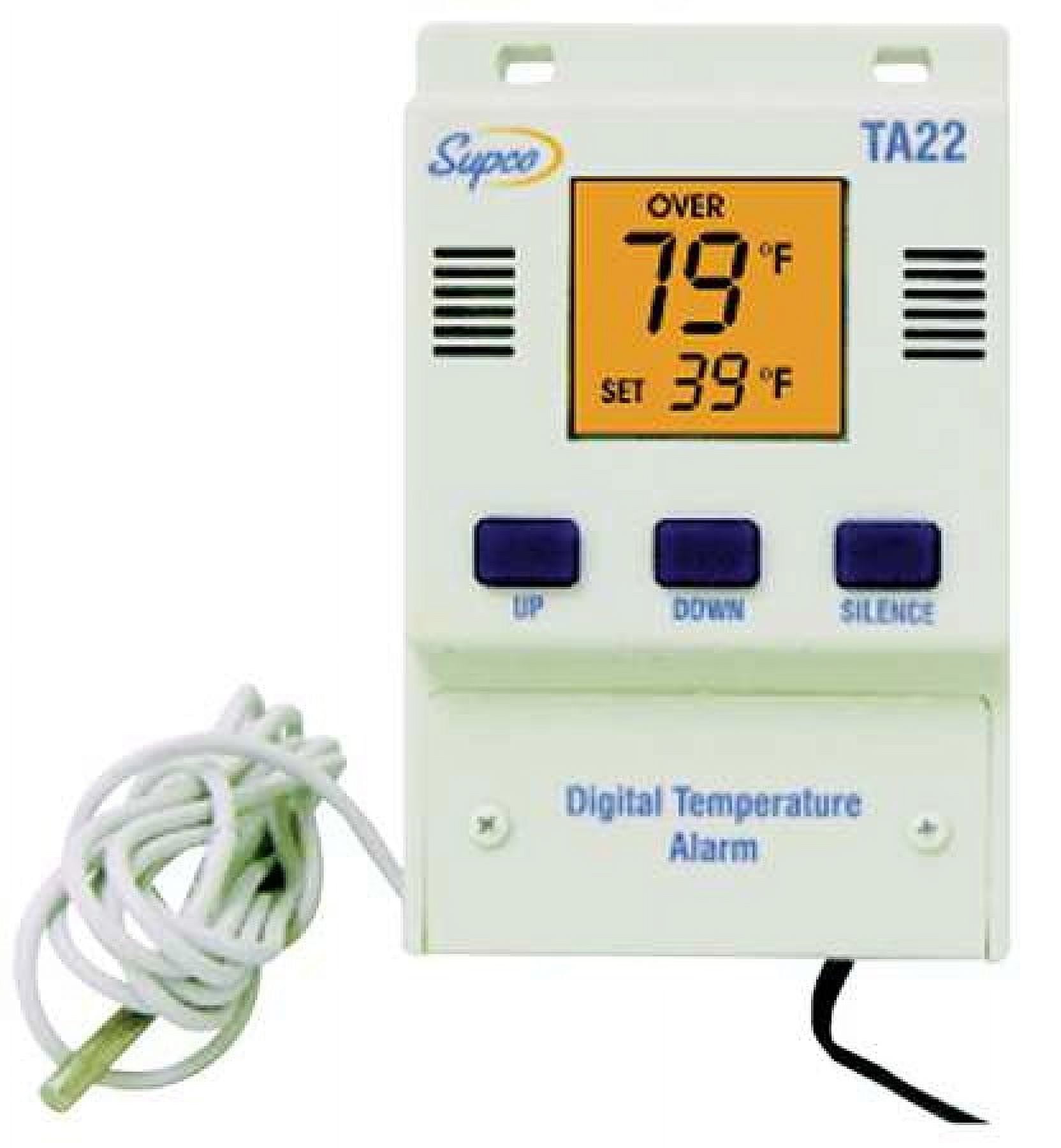 Supco Temperature Alarm with Display,Digital TA22 - Walmart Business ...