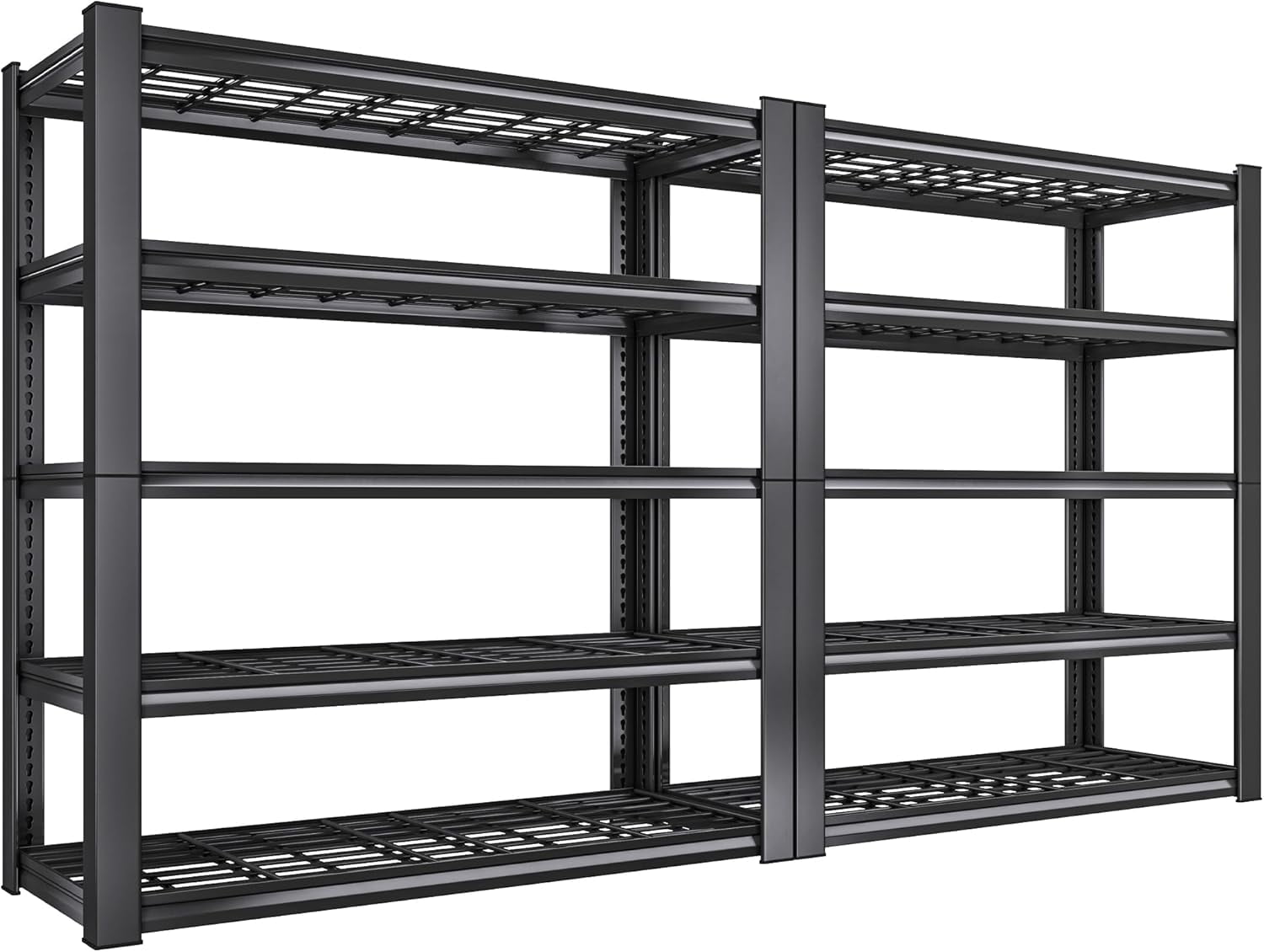 Supdeal 3010LBS Storage Shelves 72" H Garage Shelving Heavy Duty Metal ...