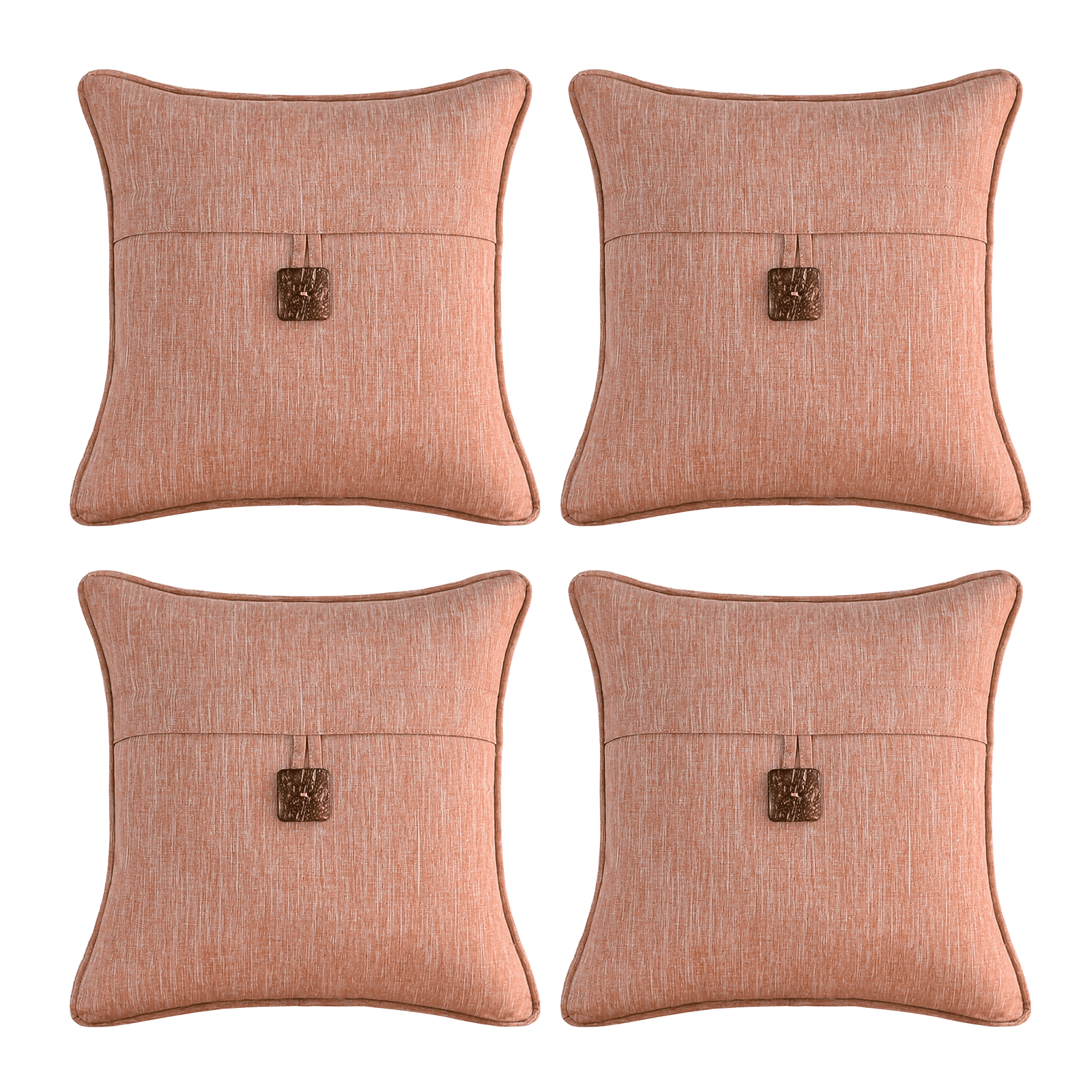 Supdurplus Outdoor Decorative Pillows With Coconut Button Pack of 4, 16 ...