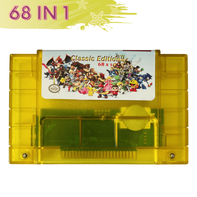 Super 138/110/100/68/65 in 1Game Cartridge for SNES 16-Bit Multicart ...