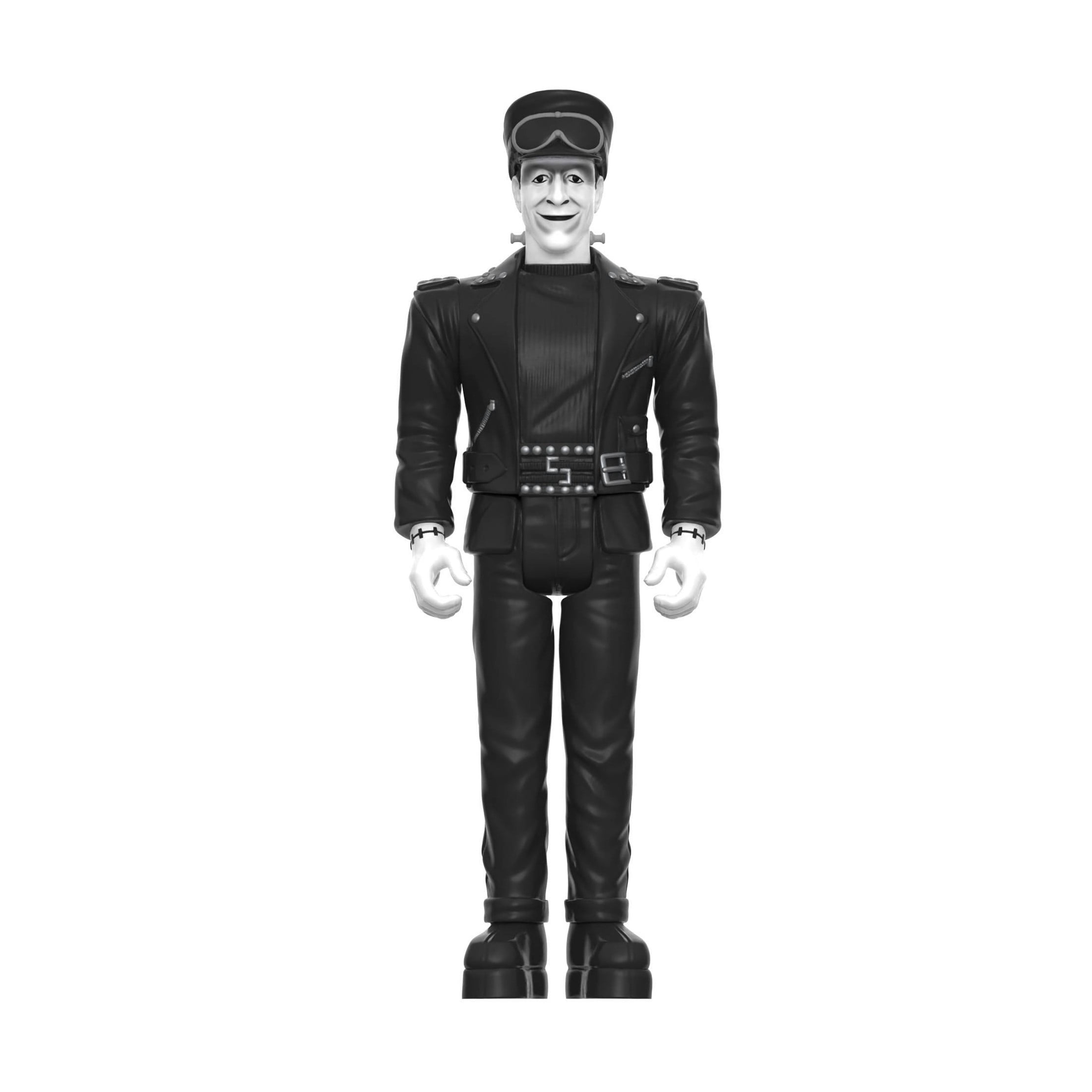 Super 7 ReAction The Munsters Hot Rod Herman Grayscale Action Figure ...