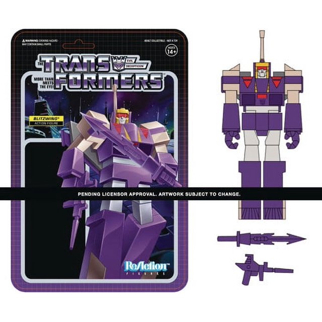 Super 7 Transformers G1 Blitzwing - ReAction Figure - Walmart.com