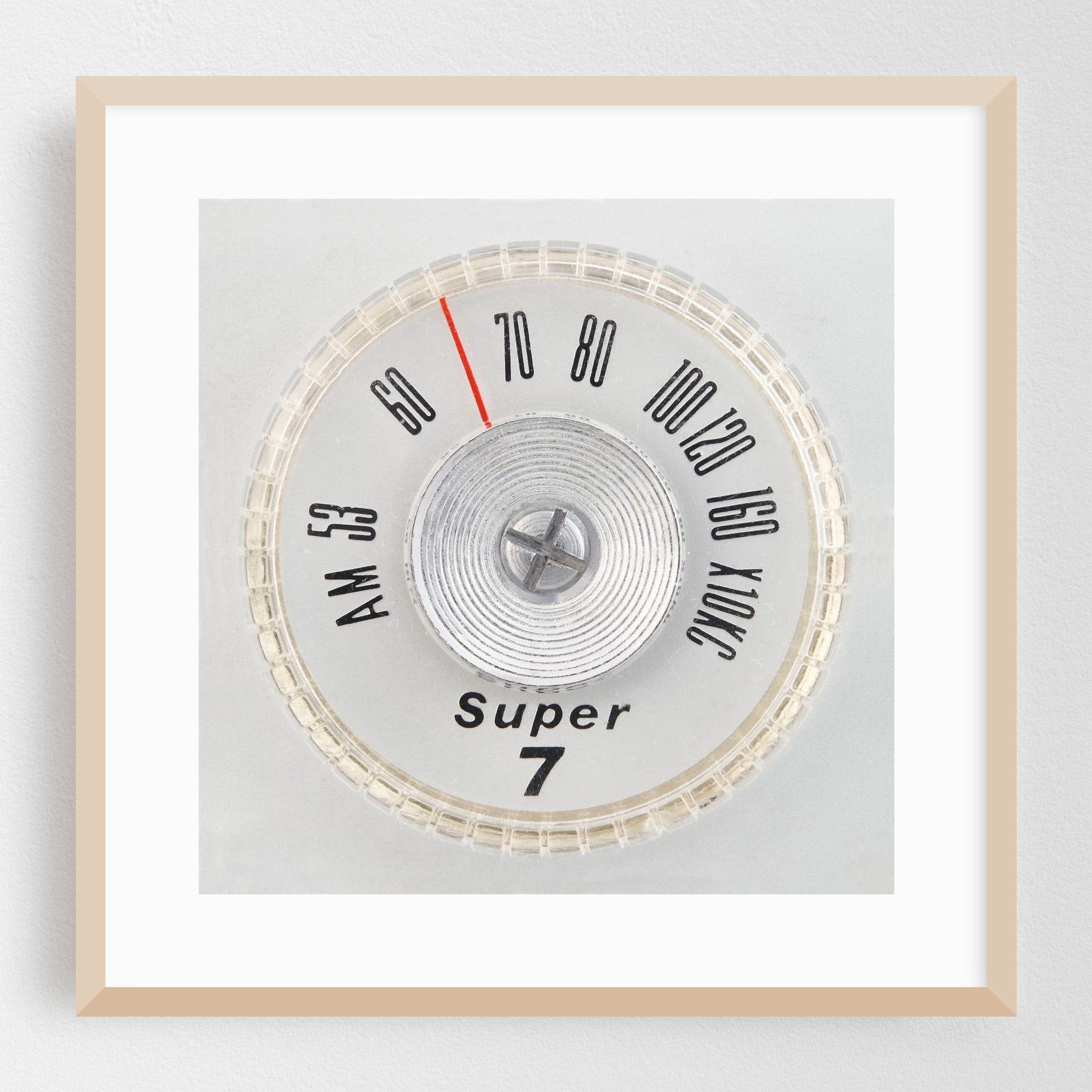 Super 7 portable radio dial - Photography Retro Vintage Mid-Century ...