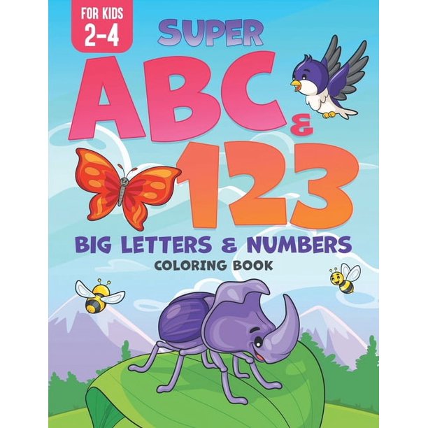 abc 123 coloring book