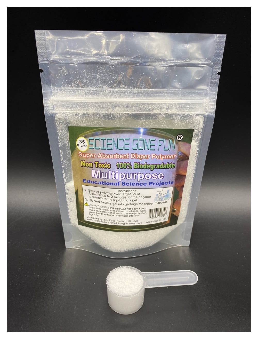 Super Absorbent Diaper Polymer 35 Grams - Walmart.com