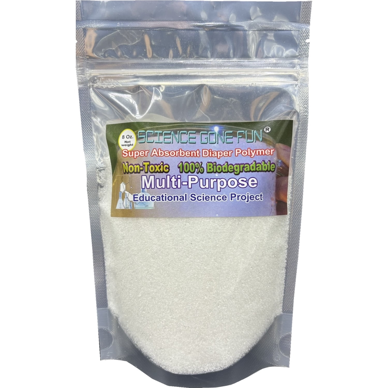 Super Absorbent Diaper Polymer 8 Ounce - Walmart.com