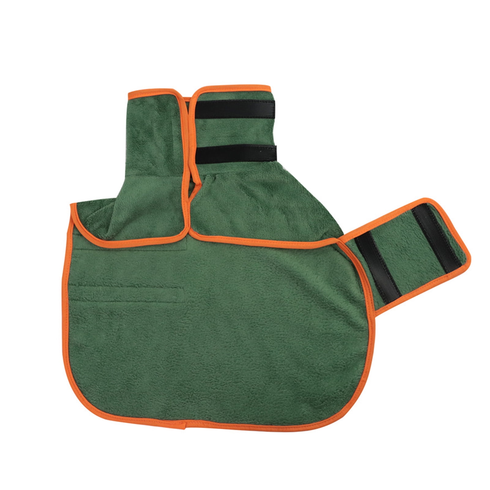 Super Absorbent Dog Bathrobe Towel Adjustable Drying Coat for Small ...