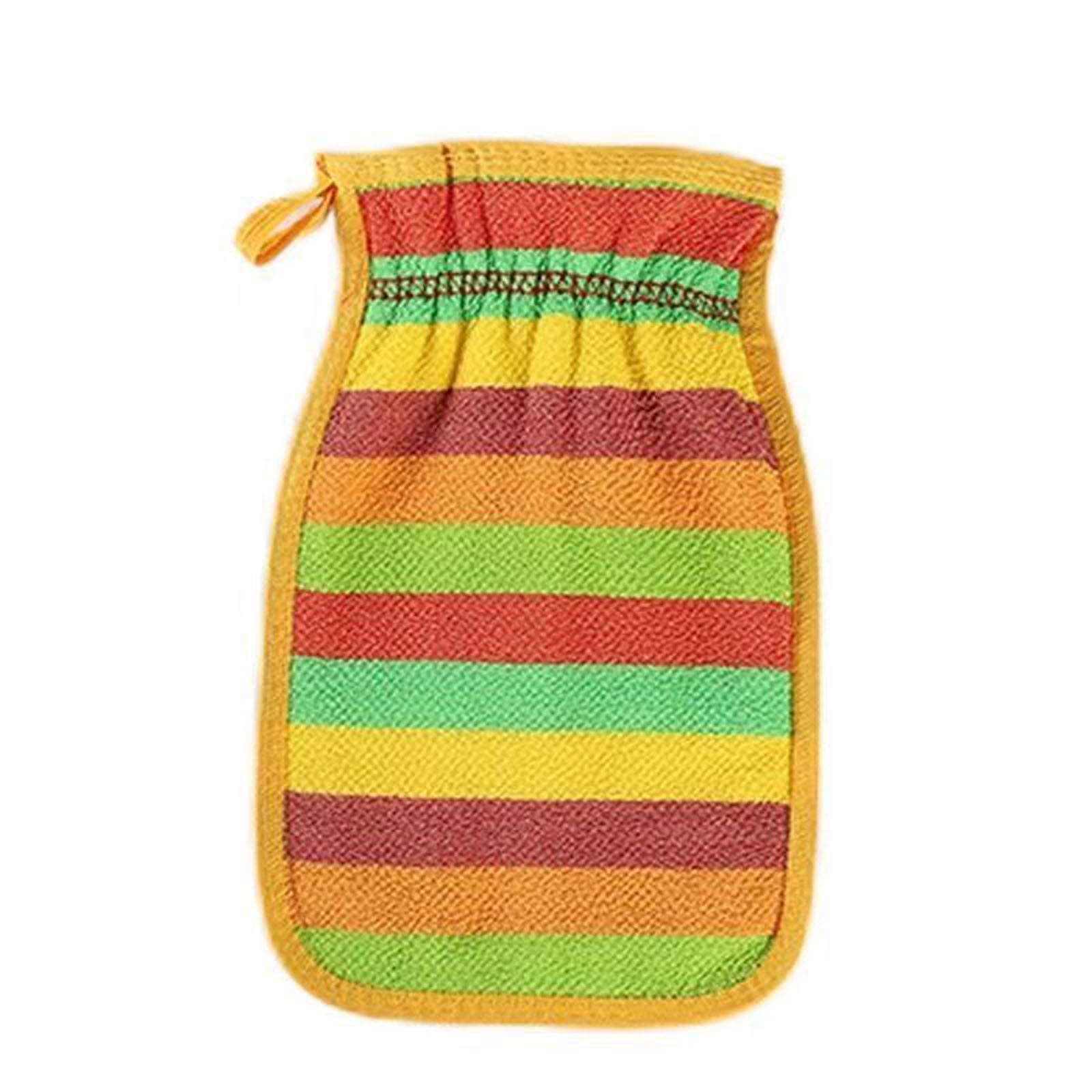 Super Absorbent Double-Sided Scrub Towel for Men and Women, Tough Stain ...