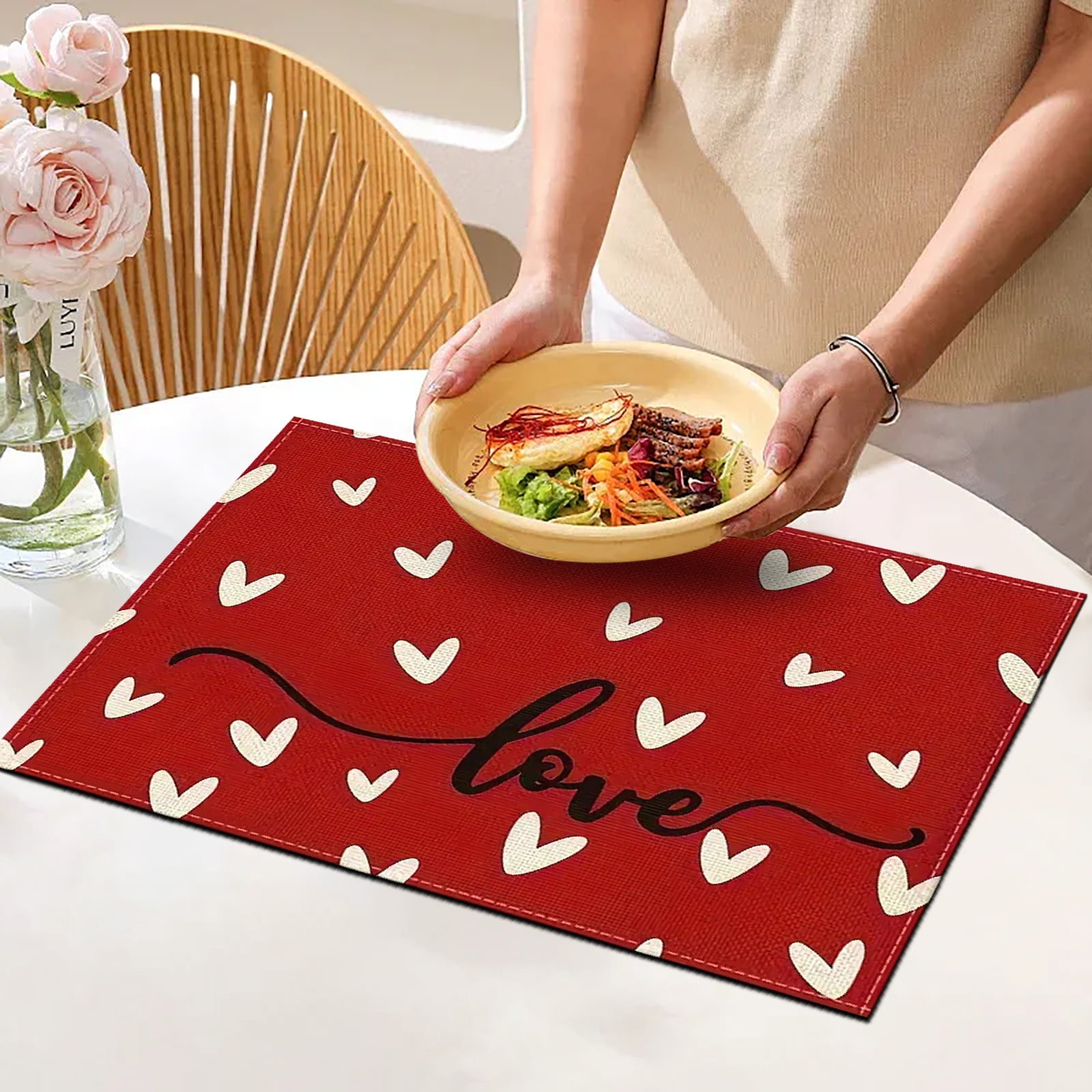 Super Absorbent Fine Fiber Kitchen Countertop Mat - Medium-Sized Dish ...